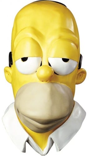 Homer Simpson Mask