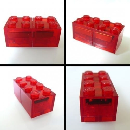 USB flash memory stick lego brick