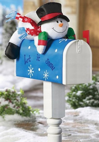 Snowman Mailbox Cover