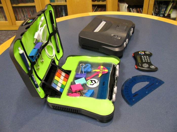 Recycled Nintendo 64 Desktop Organizer