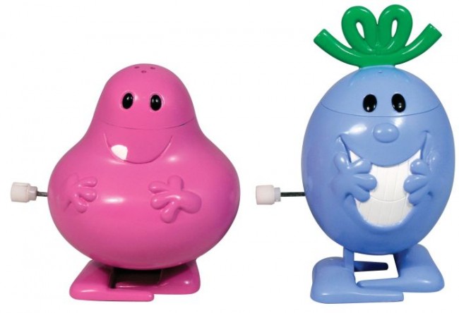 Mr Men Wind Up Salt and Pepper Shakers