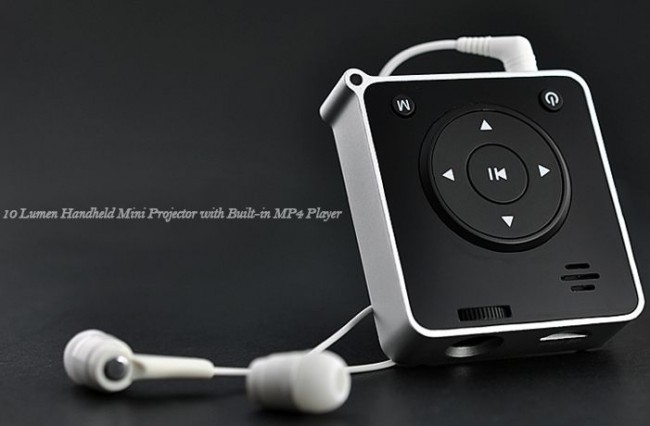 Mini Projector with Built-in MP4 Player