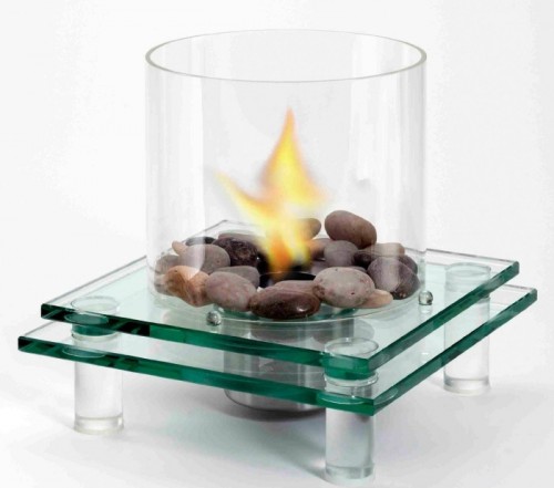 Architectural Glass Fireplace