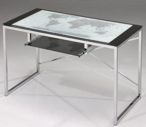 Chrome Plated Computer Desk