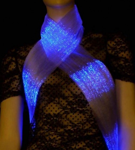 Luminous Fiber Optics Scarf