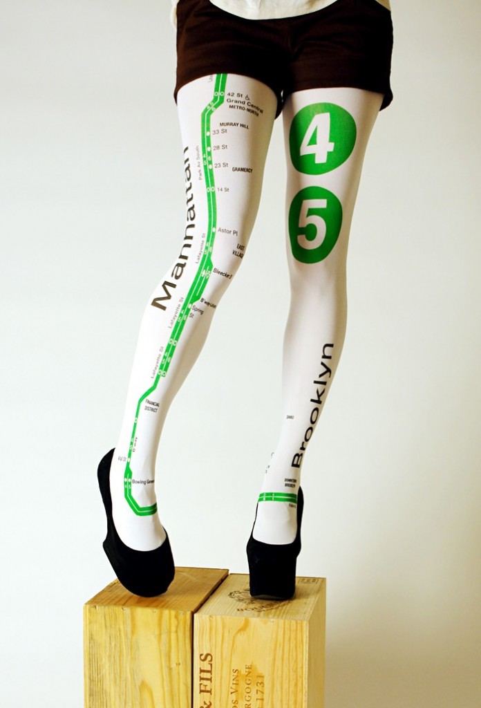 Screen Printed Microfiber Tights