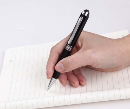 Slim Audio Pen Voice Recorder Dictaphone Note Meeting