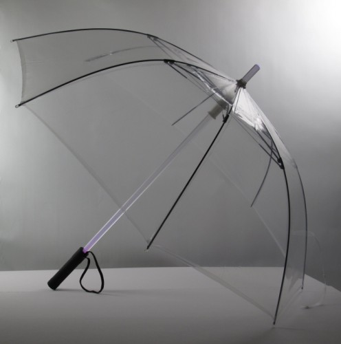 6 color LED shaft Umbrella + light