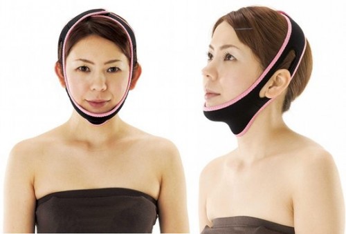 Anti-aging beauty cheek, jaw line stretcher