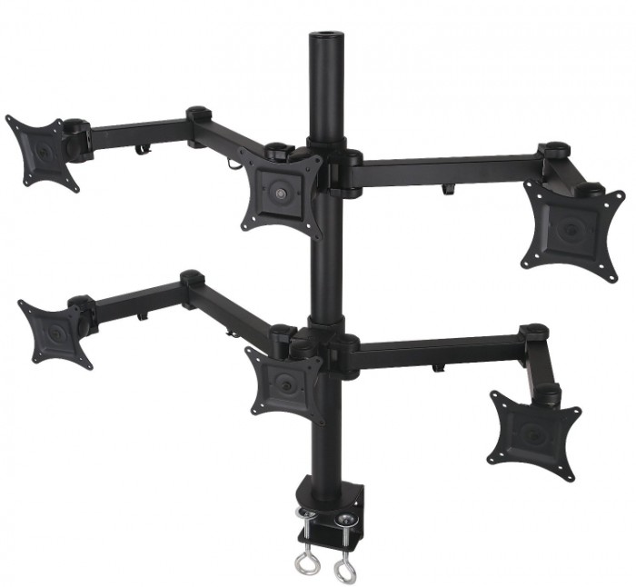 Mount Stand Heavy Duty & Fully Adjustable 6 Screens