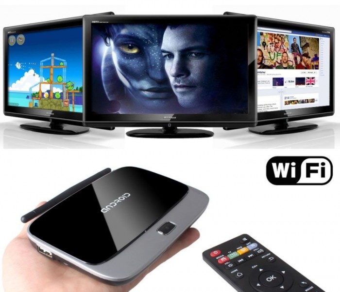 Smart TV Box Google Android 4.2.2 RK3188 1.6Ghz HDMI HDD Player