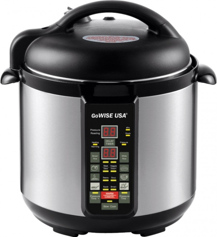 6-in-1 Electric Stainless-Steel Programmable Pressure Cooker