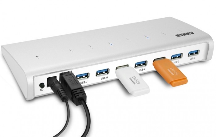 USB 3.0 7-Port Hub Premium Aluminum Hub