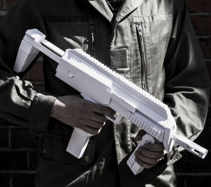 Paper Submachine Gun