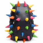 Multicolor Unisex Women Men Hedgehog Spike Punk Backpack
