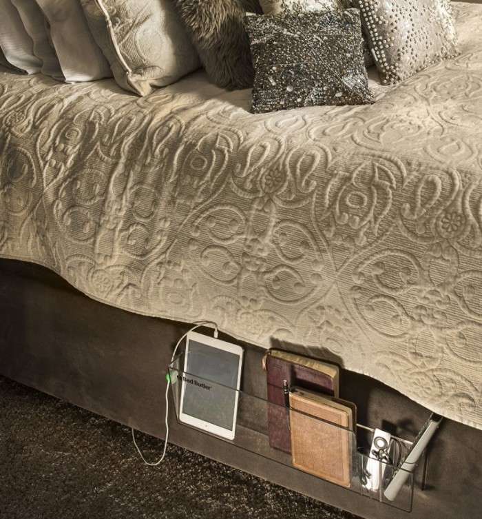 Bedside Caddy for Laptops, Remotes, Tablets