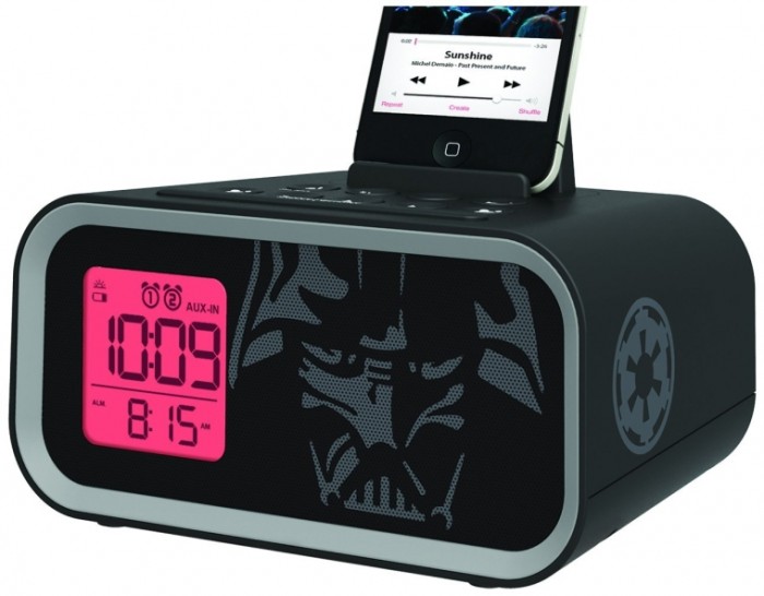 Star Wars Dual Alarm Clock Speaker System