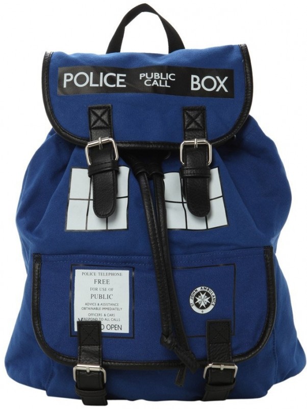 Doctor Who Slouch Tardis Backpack
