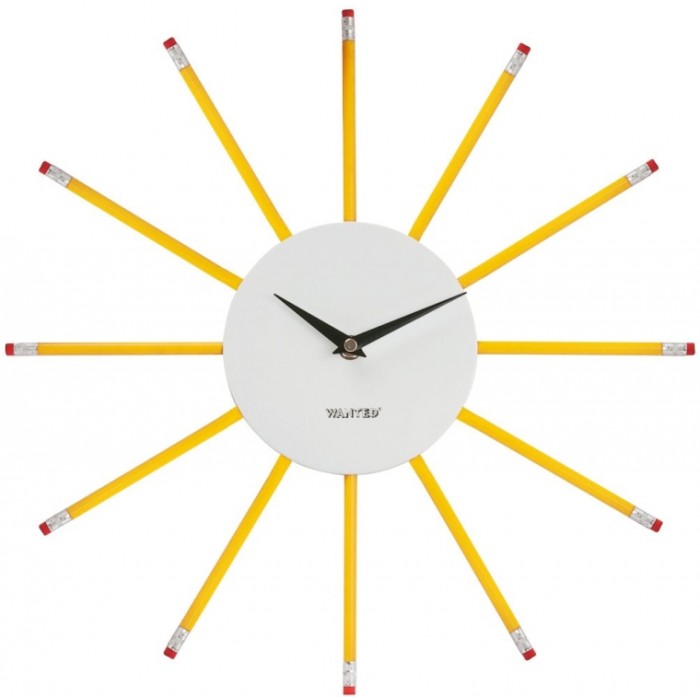 Wanted Pencil Wall Clock