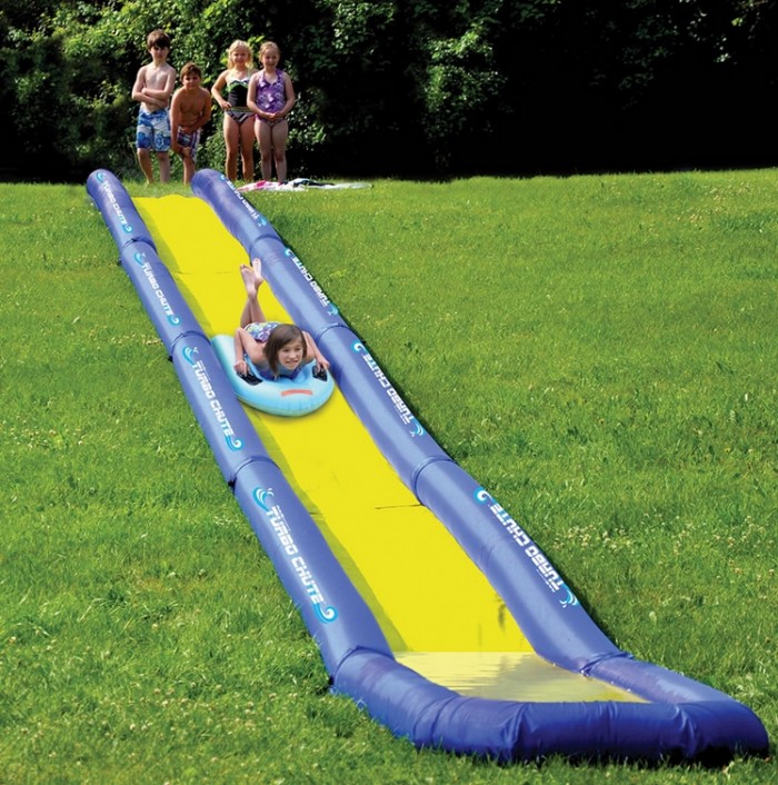 The World’s Longest Backyard Water Slide
