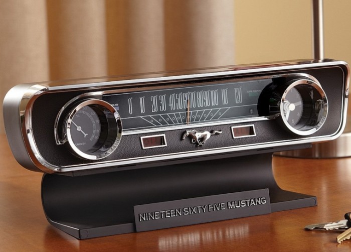 1965 Ford Mustang Engine Sound Analog Clock