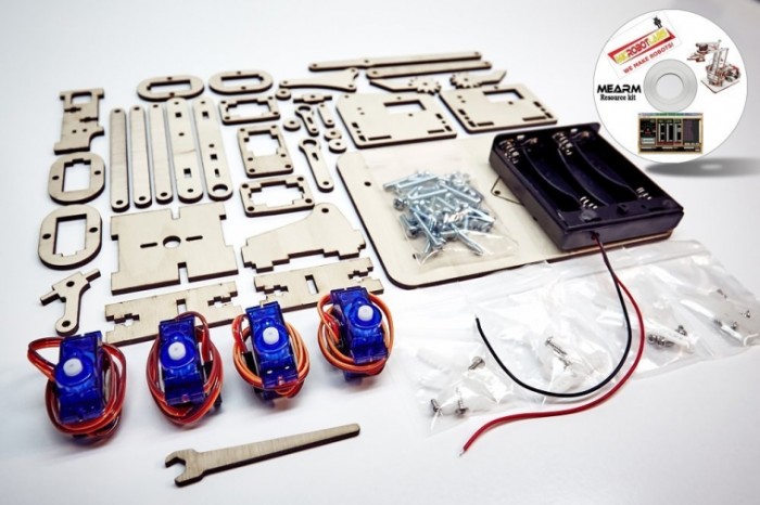 Robot Arm Kit With MeCon Pro Motion Control Software and Arduino Source ...