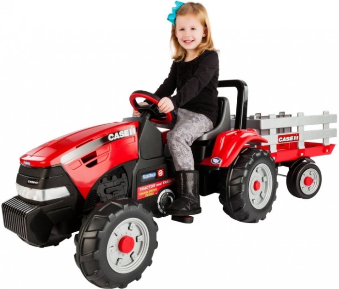 Peg Perego Case IH Tractor and Trailer
