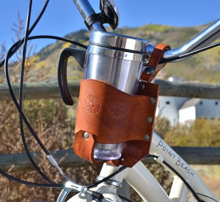 Brown Bicycle Cup Holder