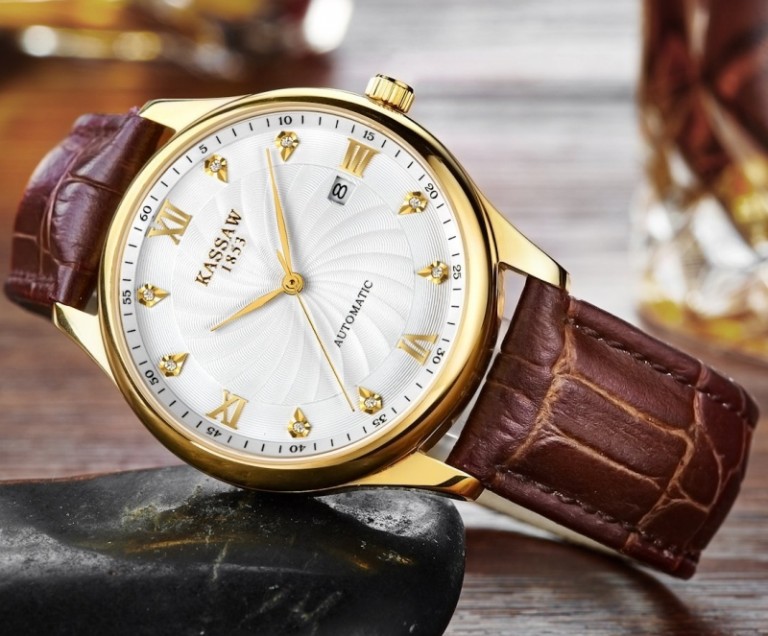 Men’s Automatic Mechanical Watches Waterproof Leather Luminous