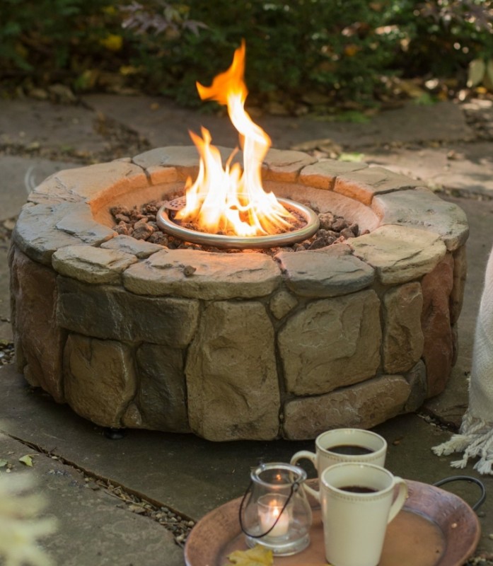 Clarksville Propane Campfire Fire Pit