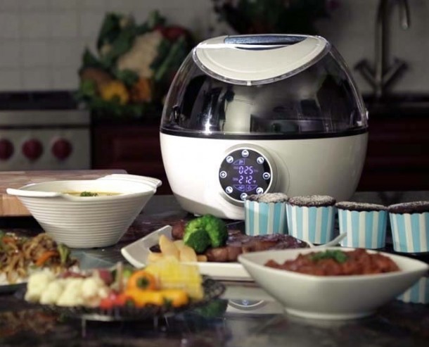 10-in-1 Programmable Multi Cooker with Exclusive Robotic Hands Free Stirrer