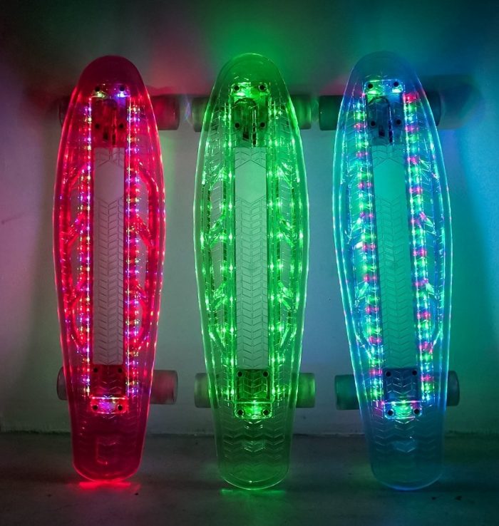 Electric Styles LED Light Up 27 Skateboard