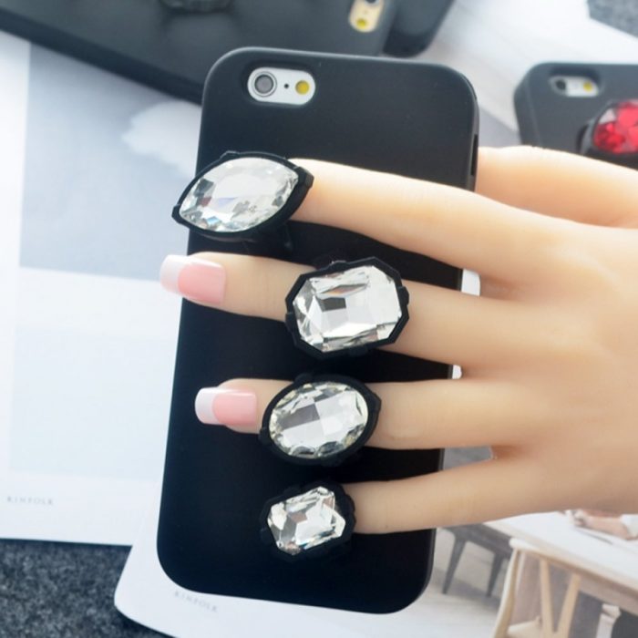 Finger Diamond Ring Case Cover for iPhone 6 plus6S plus