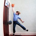 The Original Over-the-Door Basketball Hoop Laundry Hamper