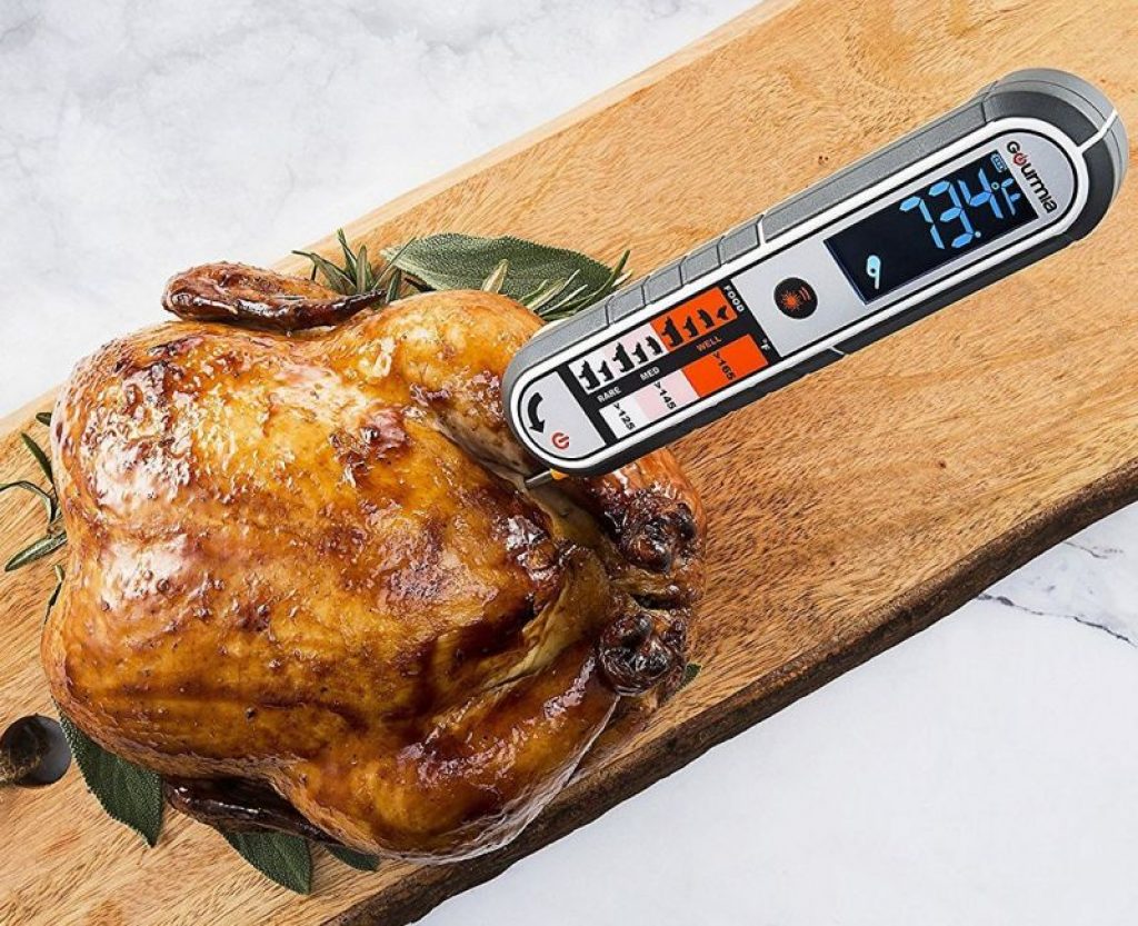 Dual Meat Thermometer With Digital Thermonuclear & Infrared Readings ...