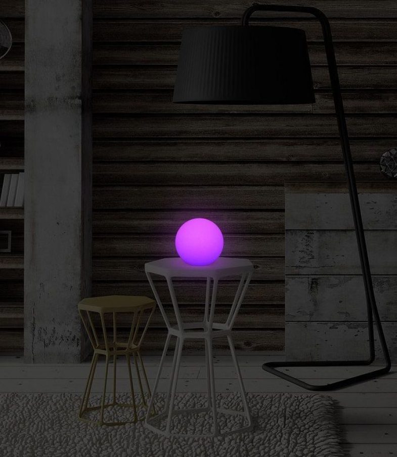 Waterproof RGBW Globe Lamp Color Changing Rechargeable LED Ball Lights