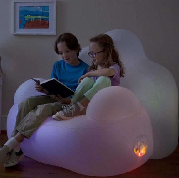 Inflatable Cloud-Soft with Motion Activated, Color Morphing LED lights ...