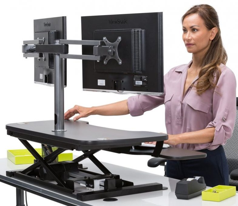 PowerDesk Electric Standing Desk Converter PowerDesk Electric Standing Desk Converter