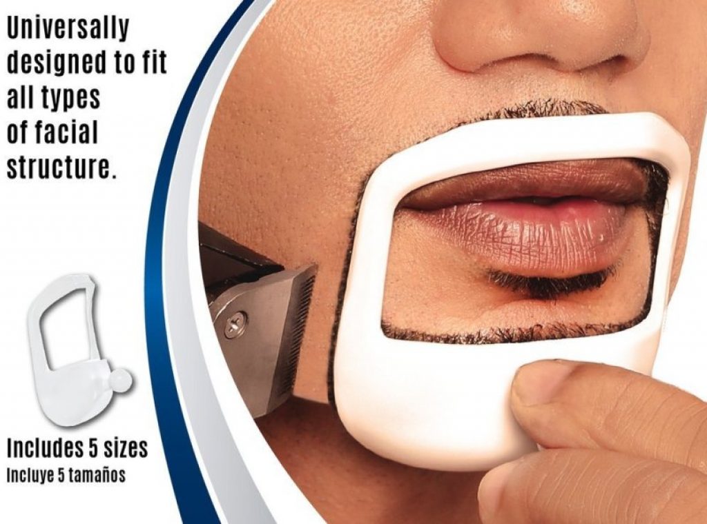 Goatee Outliner Kit – 5 Sizes Set All-In-One Tool