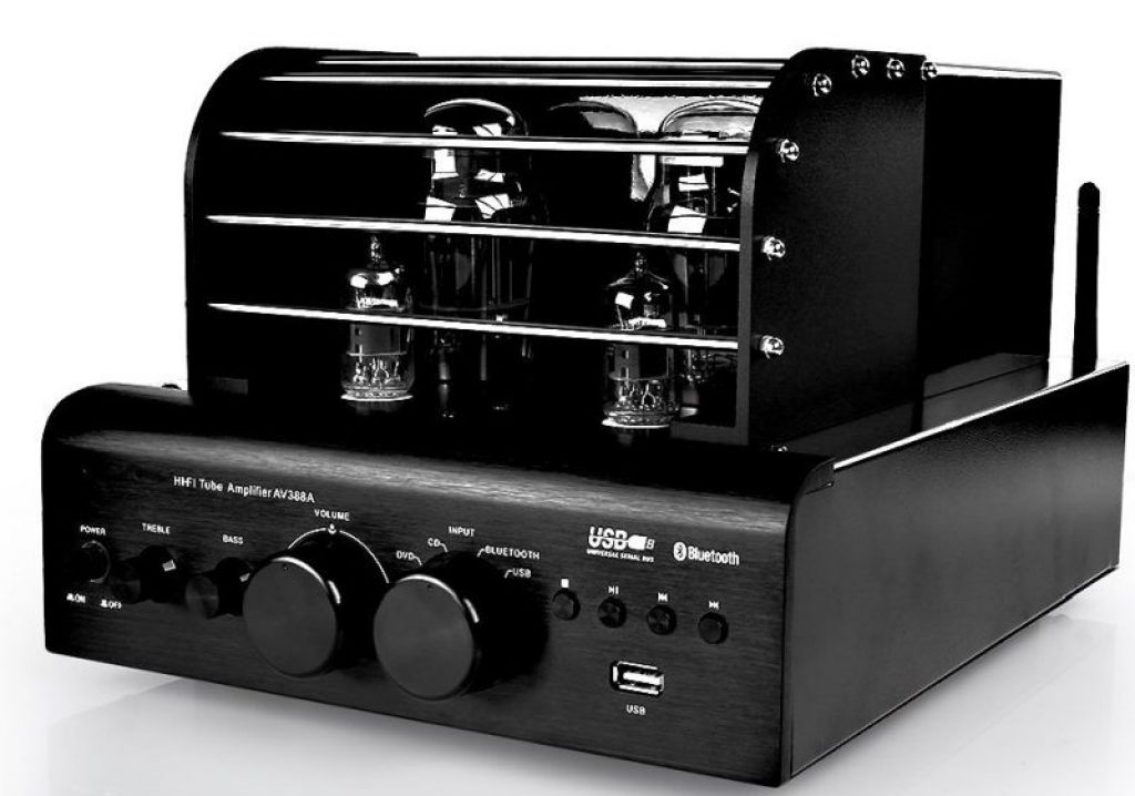 Hybrid Hi-Fi Tube Amplifier with Bluetooth 4.0 and USB Input Function