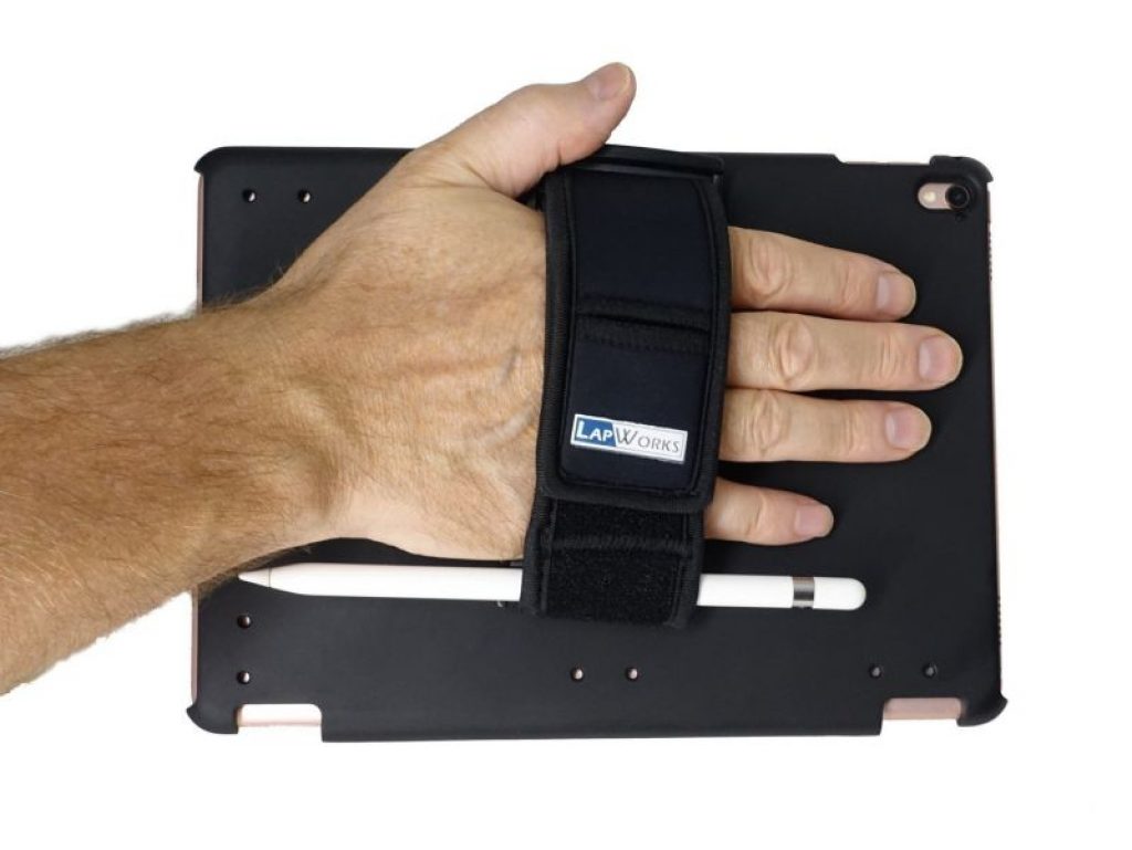 LapWorks 9.7 iPad Pro Case with Soft Neoprene Handle with Apple Pencil ...