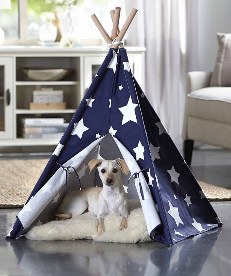 Stars Printed Pet Teepee