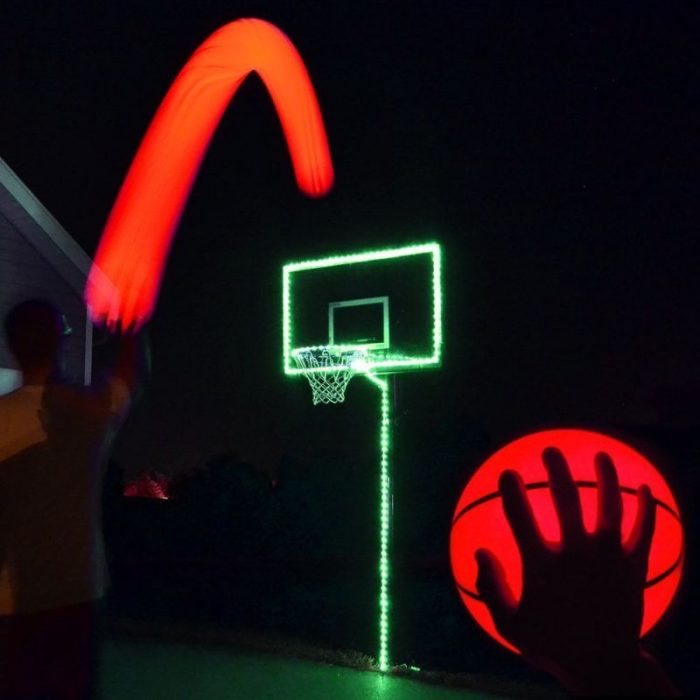 Light Up Basketball Hoop Kit with LED Basketball