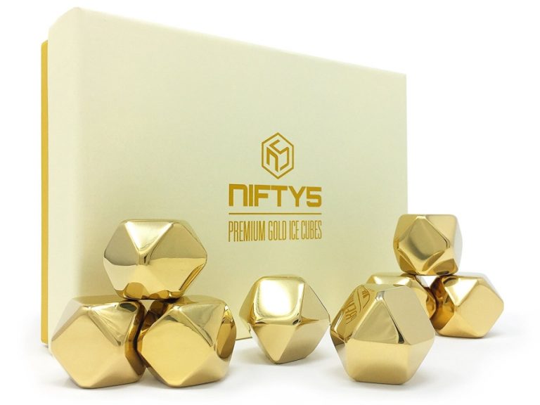 Premium Gold Ice Cubes