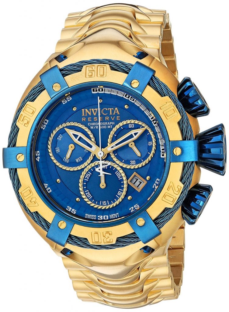 Invicta Men’s ‘Bolt’ Swiss Quartz Stainless Steel Casual Watch