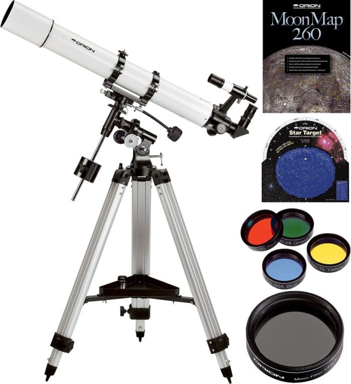 Orion AstroView 90mm EQ Refractor Telescope Kit