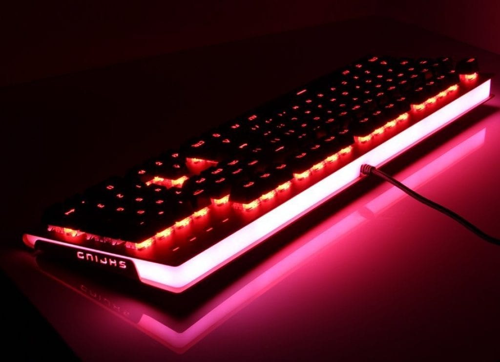 Robot Mechanical Gaming Keyboard Red LED
