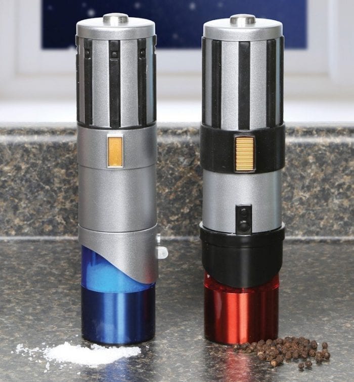 Star Wars Lightsaber Salt and Pepper Shakers