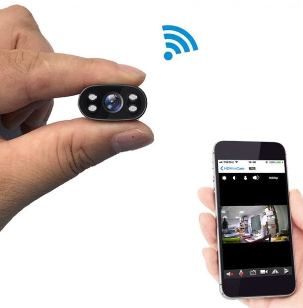 Mini Camera 1080P HD infrared night vision camera wireless WiFi ...
