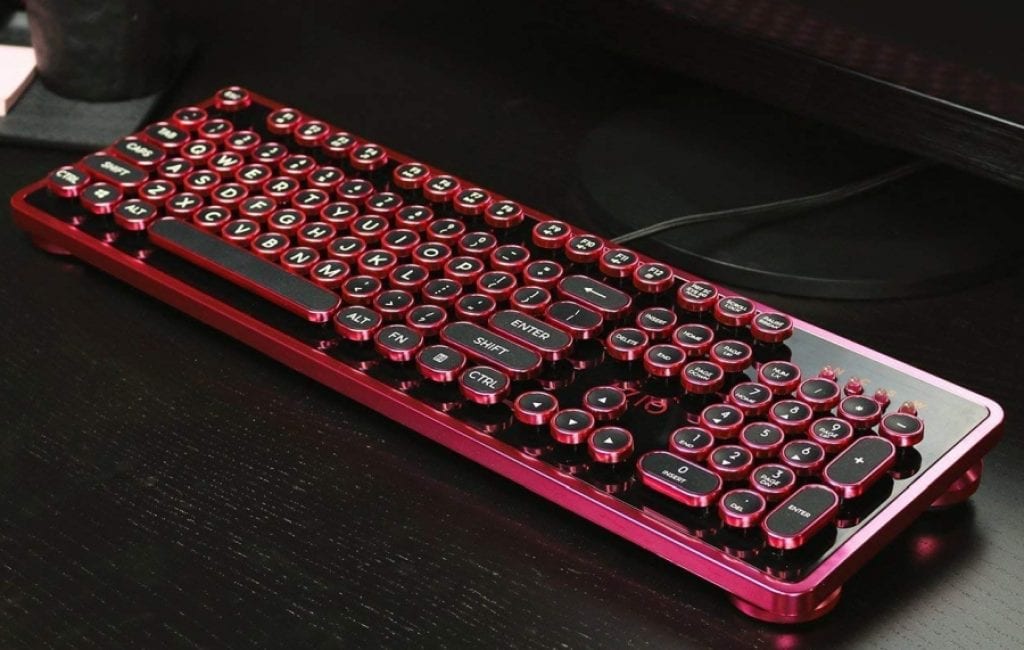 Azio USB Typewriter Inspired Mechanical Keyboard